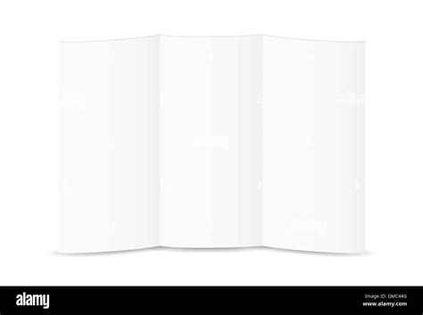 Folded Booklet Stock Vector Images Alamy