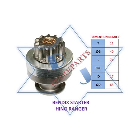 Jual Bendix Starter Hino Ranger Shopee Indonesia