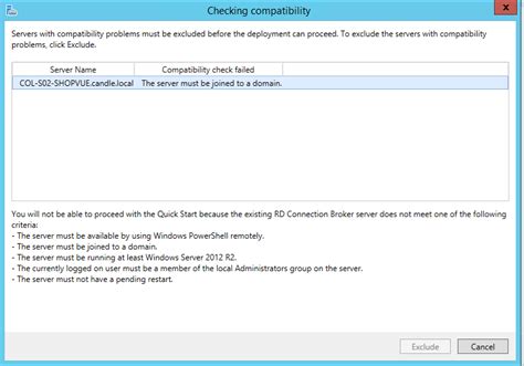 Installing RDS On Server Get Domain Compatibility Error Windows Spiceworks Community