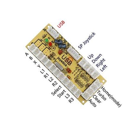 Sjjx Diy Arcade Game Button And Joystick Controller Kit For Rapsberry Pi And Windows5 Pin
