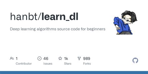 GitHub Hanbt Learn Dl Deep Learning Algorithms Source Code For Beginners