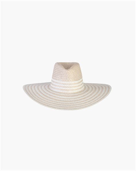 Sea La Vie Wide Brim Fedora Hat Creamwhite Eric Javits