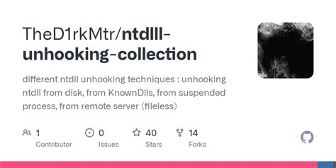 Ntdlll Unhooking Collection Different Ntdll Unhooking Techniques Unhooking Ntdll From Disk