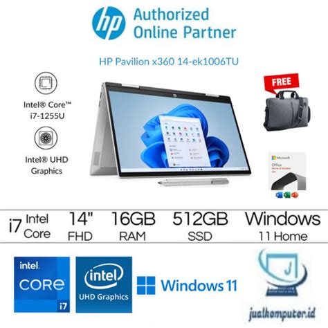 Jual Laptop Hp Pavilion X Ek Tu I U Gb Gb Ssd Win Ohs Jakarta Pusat