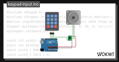 Keypad O Wokwi Arduino And Esp32 Simulator