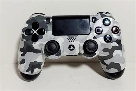 Sony Playstation 4 Dualshock Controller Ps4 White Gray Camo Eur 3589
