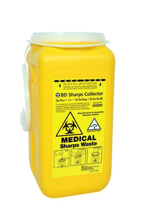 BD Sharps Disposal One Piece Litre