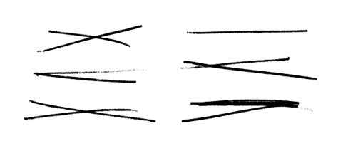 그런지 스트라이크스루가 고립되어 있다 스크리블 스크리블 세트가 밑줄이 바있습니다 텍스트를 강조 표시하는 그래픽 요소입니다 흰색