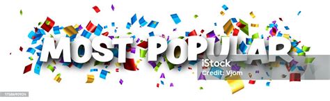 호일 리본 색종이 조각 배경을 잘라낸 가장 인기 있는 간판 1위에 대한 스톡 벡터 아트 및 기타 이미지 1위 고급 날기 Istock