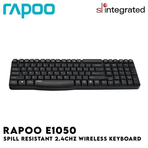 Rapoo E1050 Multimedia Hotkey Wireless Keyboard With Spill Resistant Shopee Malaysia