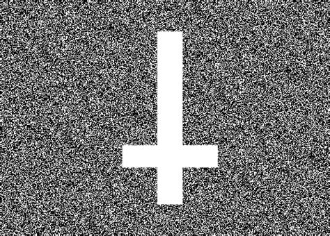 Cross Upside Down Cross Black And White Animated  On Er