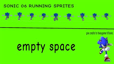 Sonic 06 Running Sprite Sheet By Foxeygamer87sonic On Deviantart