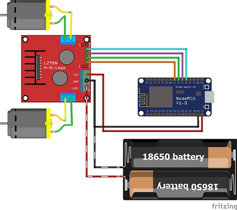 Esp8266 Blynk Joystick Controlled Car Iot