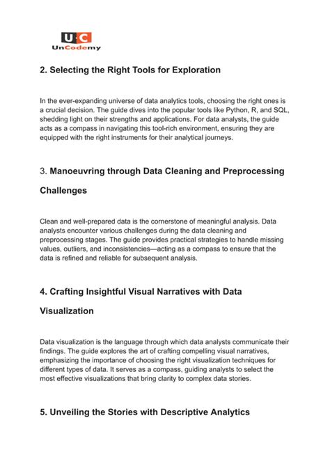 Data Analytics Unleashing Transformative Insights Pdf Databases Computer Software And
