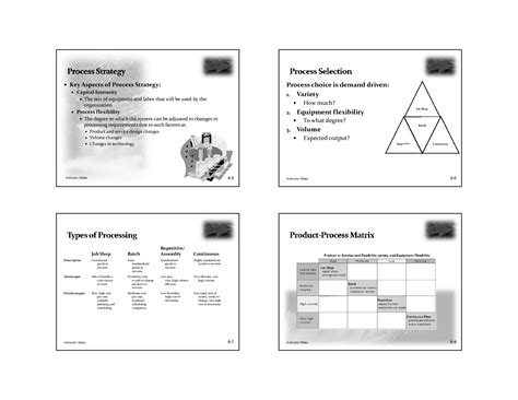 SOLUTION Operations Management Process Selection And Facility Layout