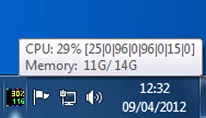 Download tải RAM CPU Taskbar Xem thông tin RAM CPU trên thanh Taskbar