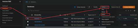 How To Create A Aws Rds Snapshot