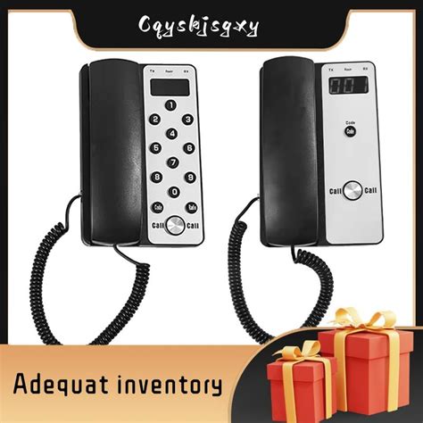 Cqyskjsgxy Wireless Intercom System Office Intercom Machine With Lcd Screen 433mhz 3280ft Range
