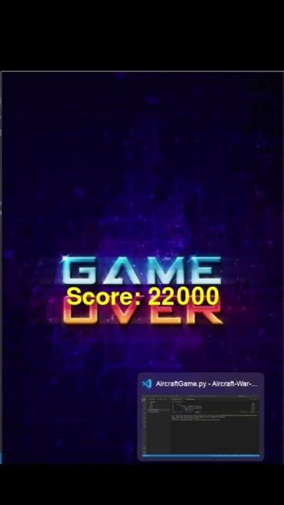 Aircraft War Game Using Python Shorts Shortsvideo Shortsfeed