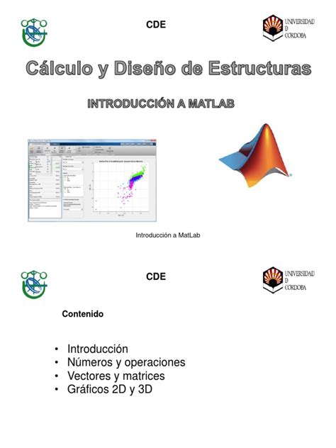 Introduccion A Matlab Pdf Matriz Matemáticas Matlab