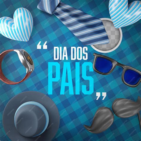Incrível Banner Do Dia Dos Pais Dia Dos Pais Ilustração 3d Psd Grátis