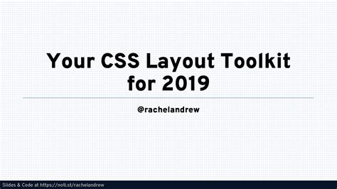 Your Css Layout Toolkit For 2019 Css Css Grid Grid Layouts