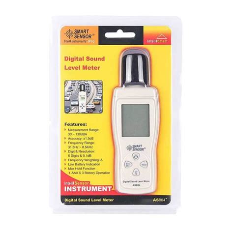 Smart Sensor Sound Level Meter AS Digital Noise Meter