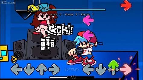 Fnf Stereo Funkin Gameplay Music By Itznixo Fnf Vs Geometry
