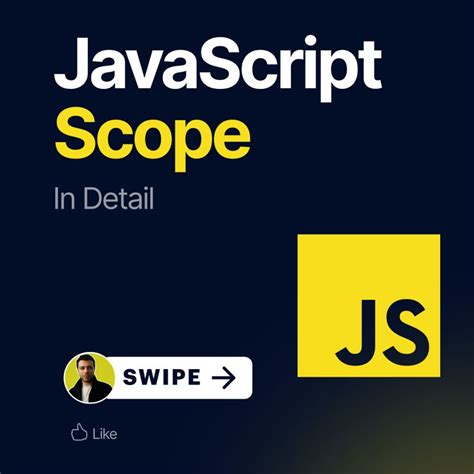 Adam E On Linkedin Javascript Scope In Detail 🔔 Follow Me Codebustler For More Content