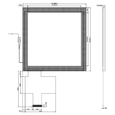 7 Inch Square Screen Lcd Display Module 720x720 Ips Panel