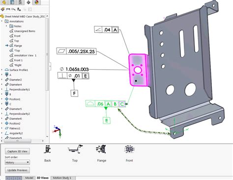 How To Define The Mbd Data Of Sheet Metal Parts Engineers Rule