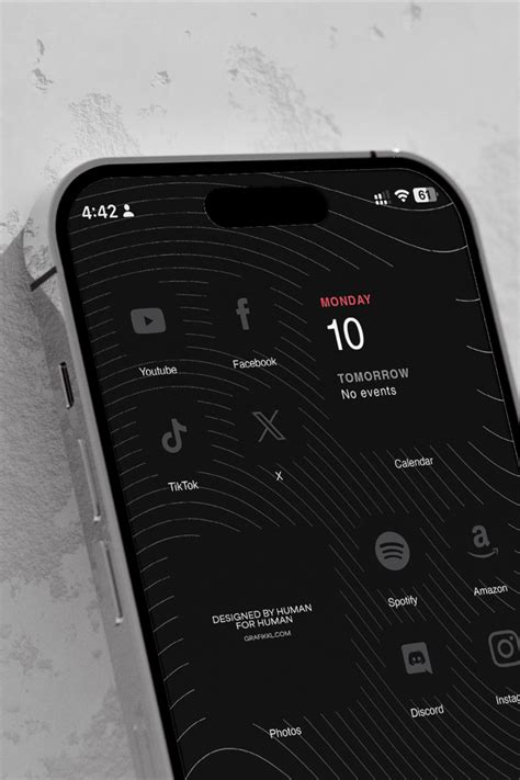 Super Dark Mode Titanium Dark Grey Ios Icon Pack Matte Black Social
