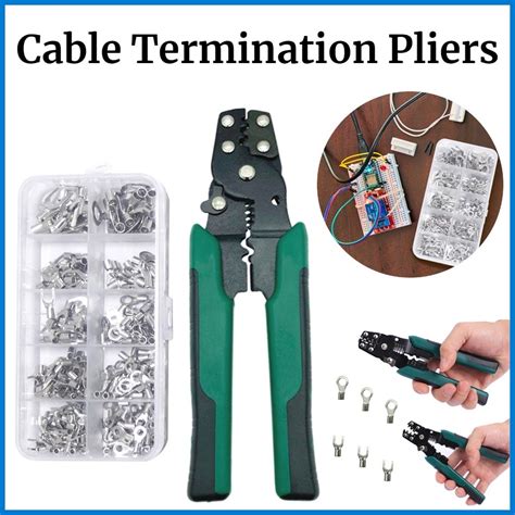 Electrical Connector U O Shaped Splicing Termination 10 In 1 Cable Termination Pliers 5v 1a Wire