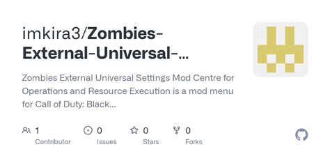 Releases Imkira3 Zombies External Universal Settings Mod Centre For