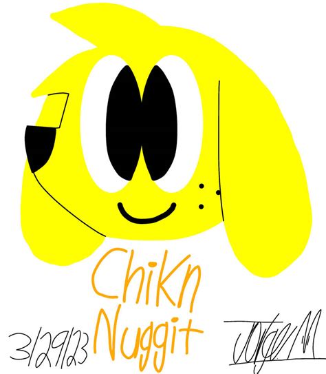 Chikn Nuggit Fanart By Mariobluearts On Deviantart