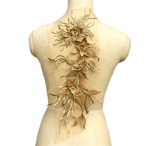 Embroidered Wedding Lace Bridal Appliques Etsy Canada Lace Weddings