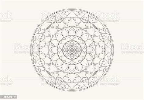 헤나 멘디 문신 장식에 대한 꽃 만다라의 형태로 원형 패턴 민족 동양 스타일의 장식 장식 개요 낙서 손 그리기 벡터 그림입니다 0명에 대한 스톡 벡터 아트 및 기타 이미지