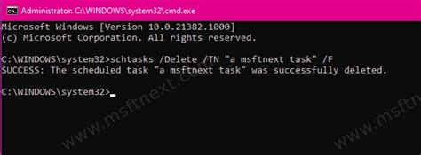 how to delete a scheduled task in windows 10