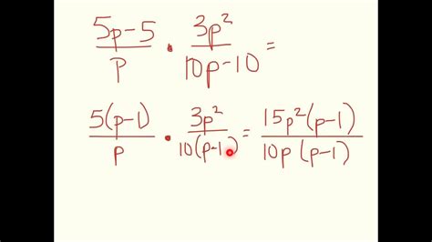 71 Part 2 Multiplying And Dividing Rationals Youtube