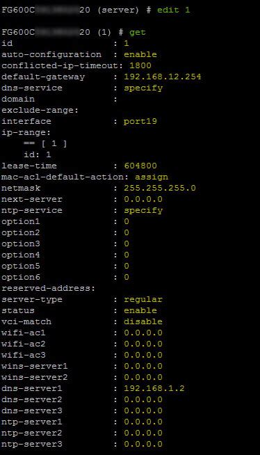 FortiGate DHCP Advanced Options Welcome To DoitFixit