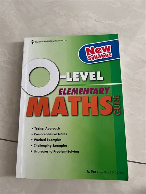 Maths O Level Guide Hobbies And Toys Books And Magazines Textbooks On