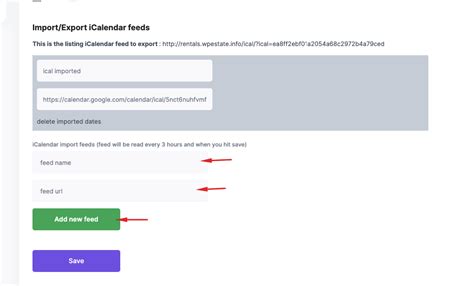 Icalendar Import Export Wp Rentals Help
