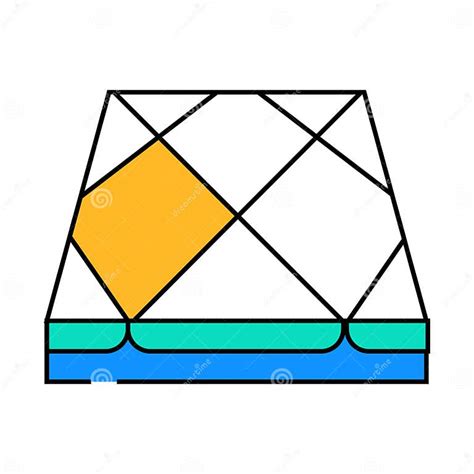 Tile Layer Floor Icon Color Illustration Stock Vector Illustration Of