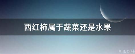 西红柿属于蔬菜还是水果 业百科
