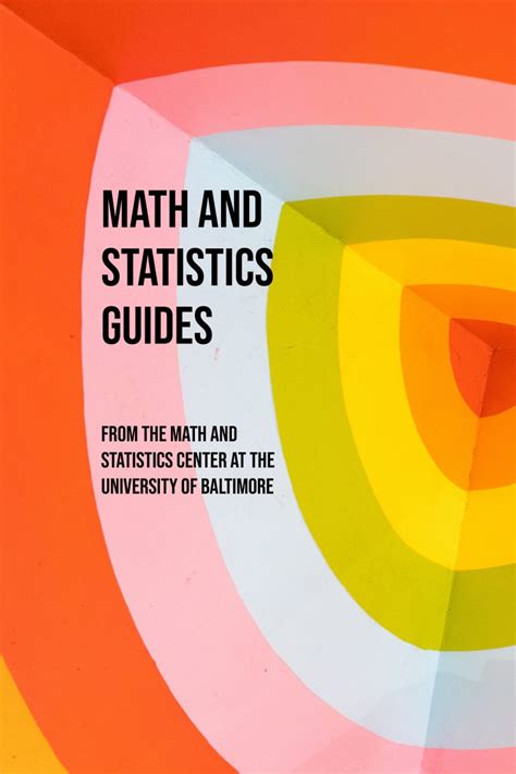 Math And Statistics Guides From Ubs Math And Statistics Center Simple Book Publishing