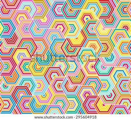 Hexagon Pattern Stock Vector 299886344 Shutterstock