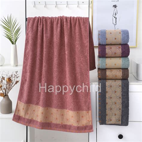 Jual Handuk Mandi Katun 70x140 Handuk Dewasa Tebal Berkualitas Flower Katun Serie Daya Serap