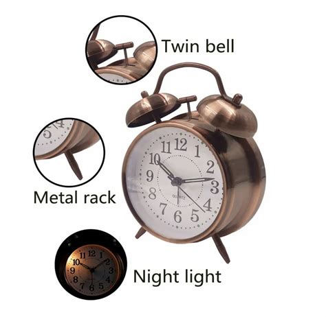 Metal Golden 4 Inch Vintage Analog Clock At ₹ 250piece In Mumbai Id