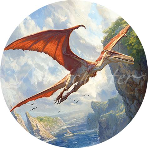 Pteranodon Game Tokens For Vtt And Ttrpg Mistcharter Maps