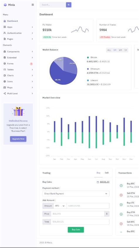 Minia React Admin Dashboard Template Dashboard Template Web Ui